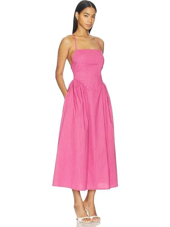 PISTOLA Sadee Open Back Dress - Pink
