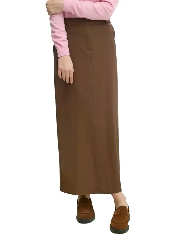 MOS MOSH Maxi Skirt - Brown