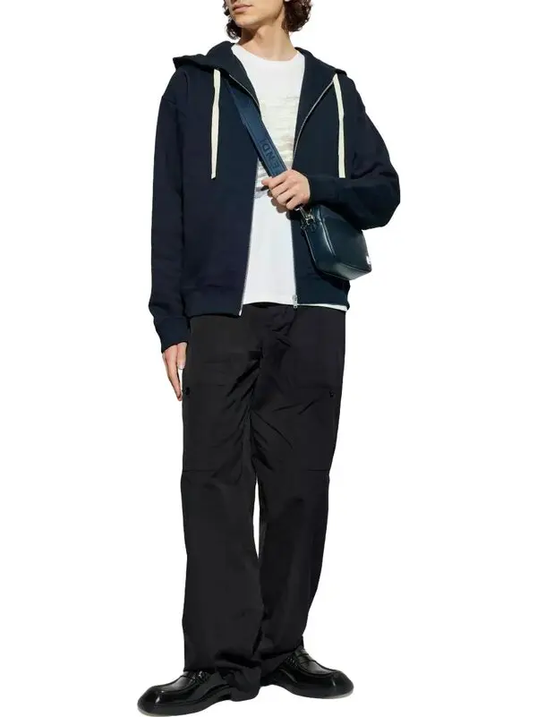 JIL SANDER Zip-up Hoodie - Blue