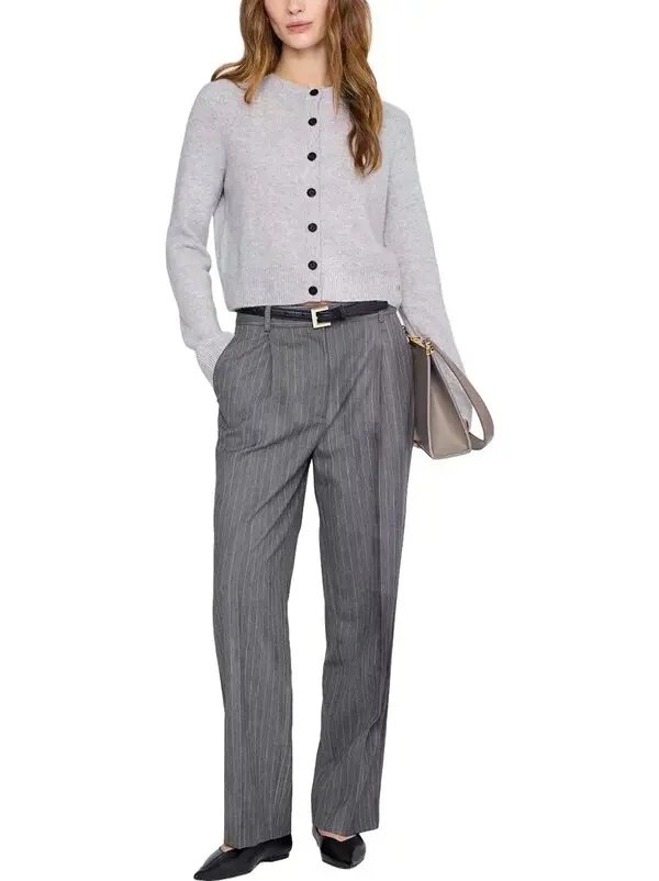 ANINE BING Joye Button-up Cardigan - Grey