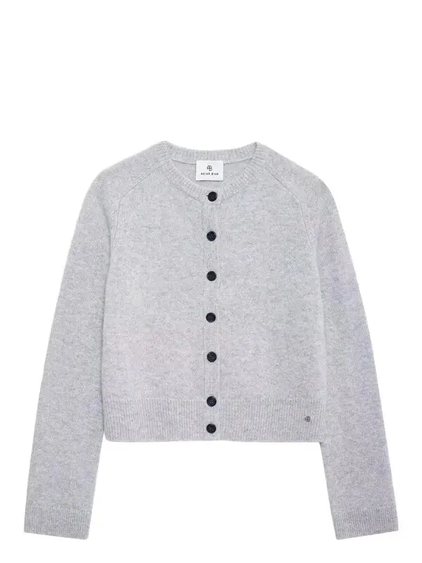 ANINE BING Joye Button-up Cardigan - Grey