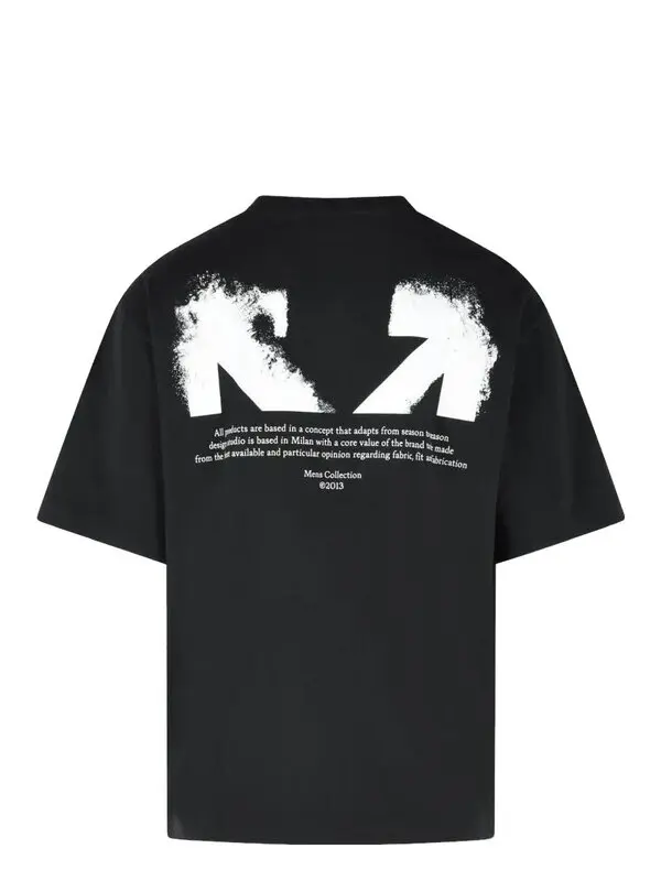 Off-White Half Arrow Skate Short-sleeve T-shirt - Black