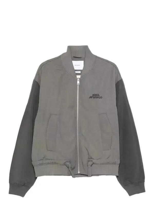 Axel Arigato Archer Logo Bomber Jacket - Grey