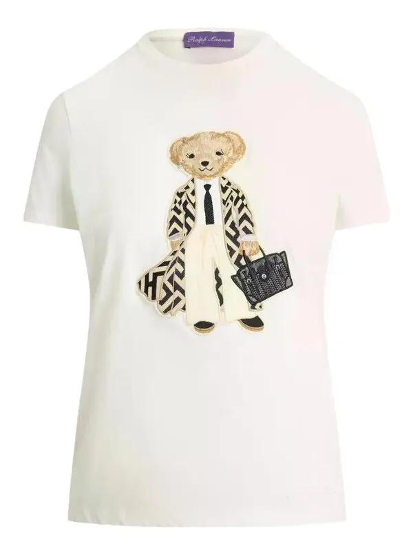 Ralph Lauren Polo Bear Graphic T-shirt - Neutrals