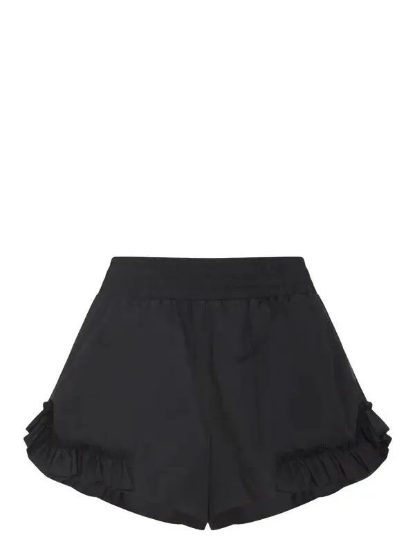 Simone Rocha Ruffled Shell Shorts - Black
