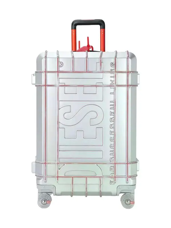 DIESEL® Embossed Logo Trolley - Silver