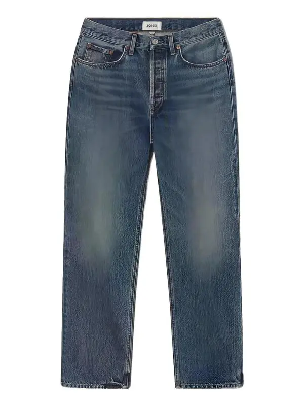 AGOLDE Lana Straight-leg Jeans - Blue