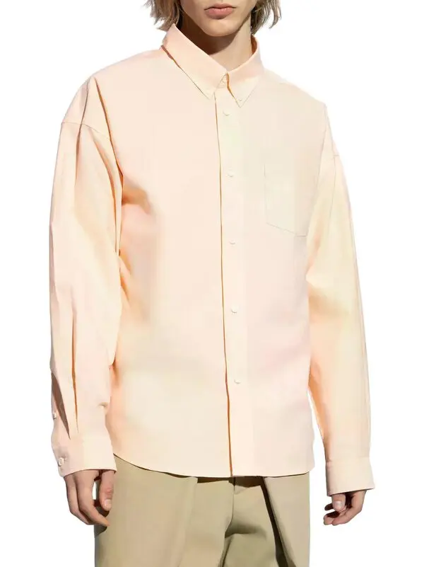Givenchy Logo-embroidered Shirt - Orange