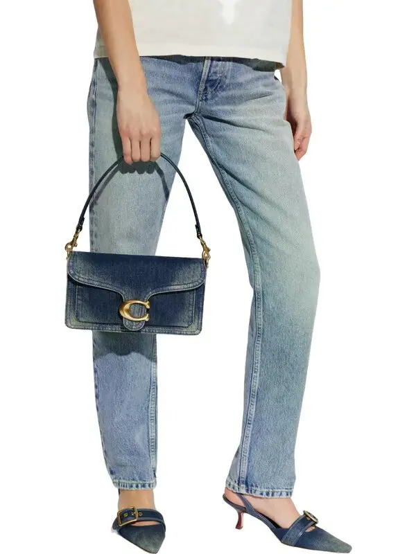 COACH Tabby Logo-detail Tote Bag - Blue