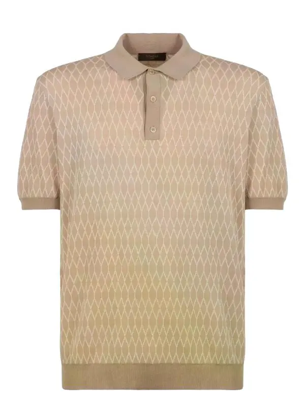 SLOWEAR Knit Button Polo Shirt - Neutrals