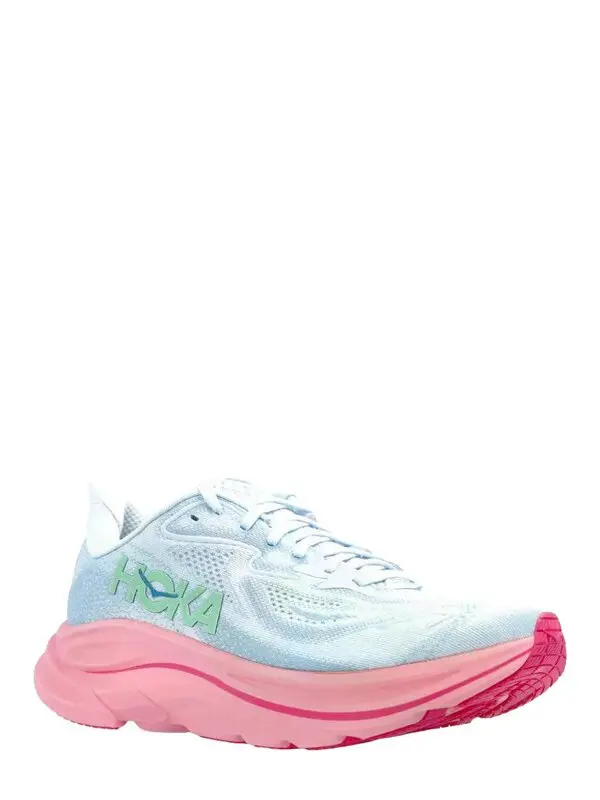 HOKA® Clifton 10 Logo-detail Lace-up Sneakers - Blue