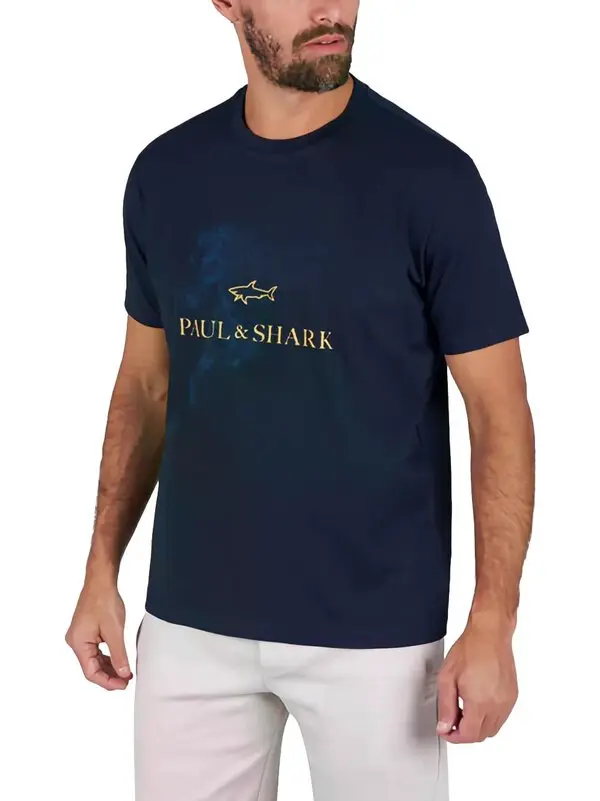 Paul & Shark Year Of The Horse Printed T-shirt - Blue