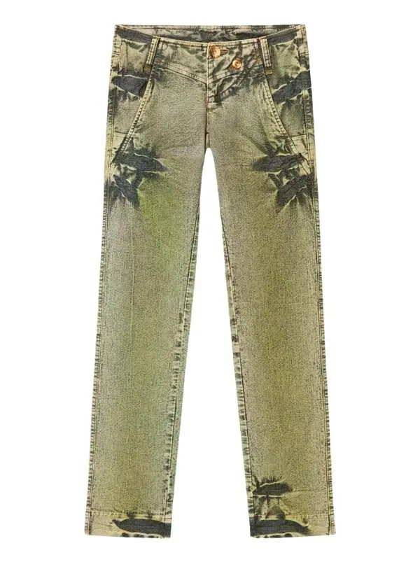 Miss Sixty X Knwls Tie-dye Jeans - Green