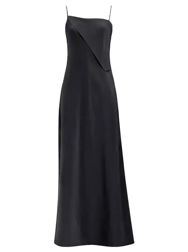ANN DEMEULEMEESTER Aaricia Silk Maxi Dress - Black