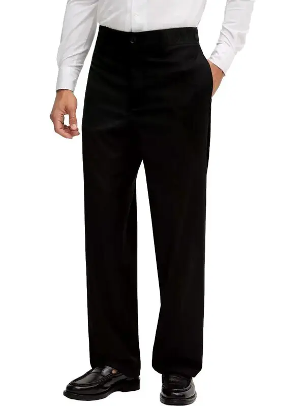 Just Cavalli Logo Waistband Trousers - Black