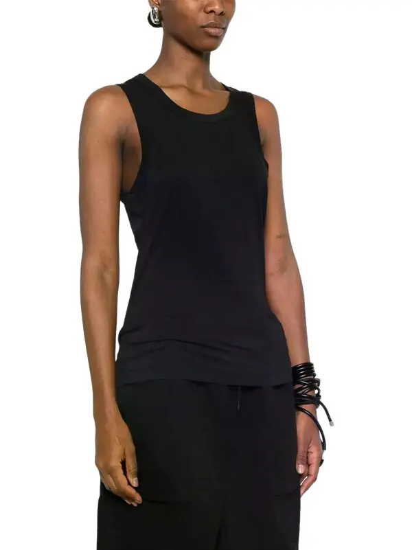 ENTIRE STUDIOS Round-neck Top - Black
