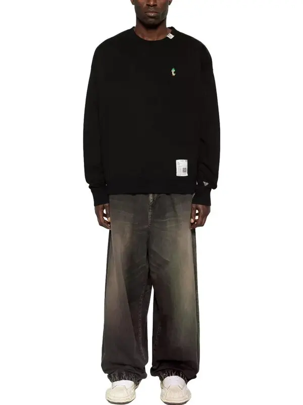 Mihara Yasuhiro Embroidery Sweater - Black