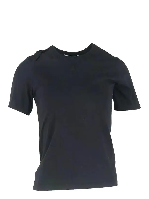 Victoria Beckham Cotton Cut-out T-shirt - Black
