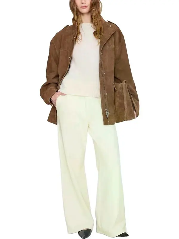 ANINE BING Kacey Track Pants - Neutrals