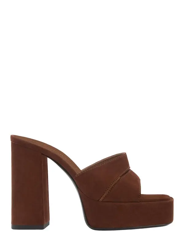 GIUSEPPE ZANOTTI Mirage Platform 115 Mules - Brown