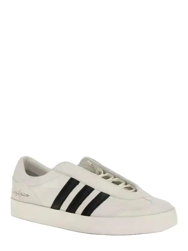 Y3 Suede Gazelle Sneakers With Logo Detail - Neutrals