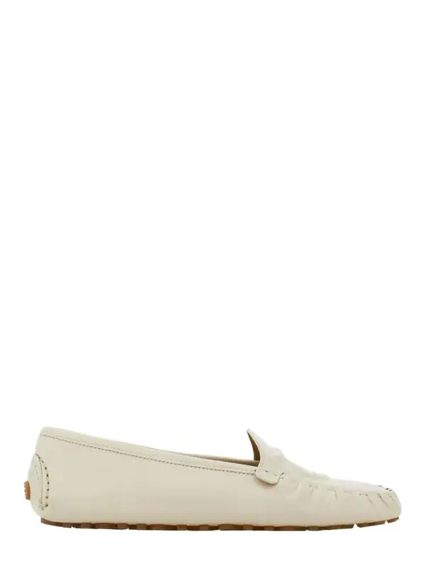FERRAGAMO Gancini Driver Loafer - Neutrals