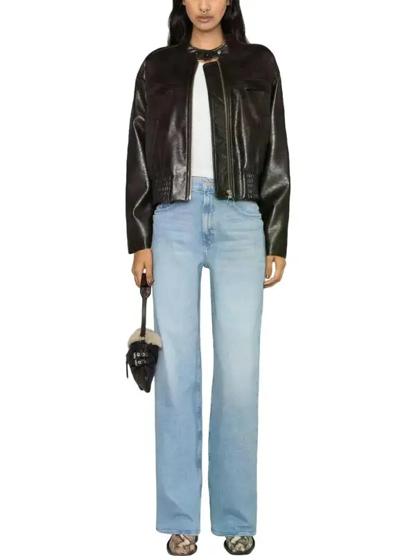 MOTHER Spinner High-rise Straight-leg Jeans In Norway Dude - Blue