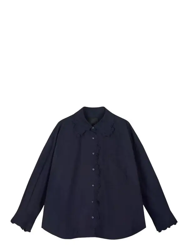 JNBY Floral Embroidered Shirt - Blue