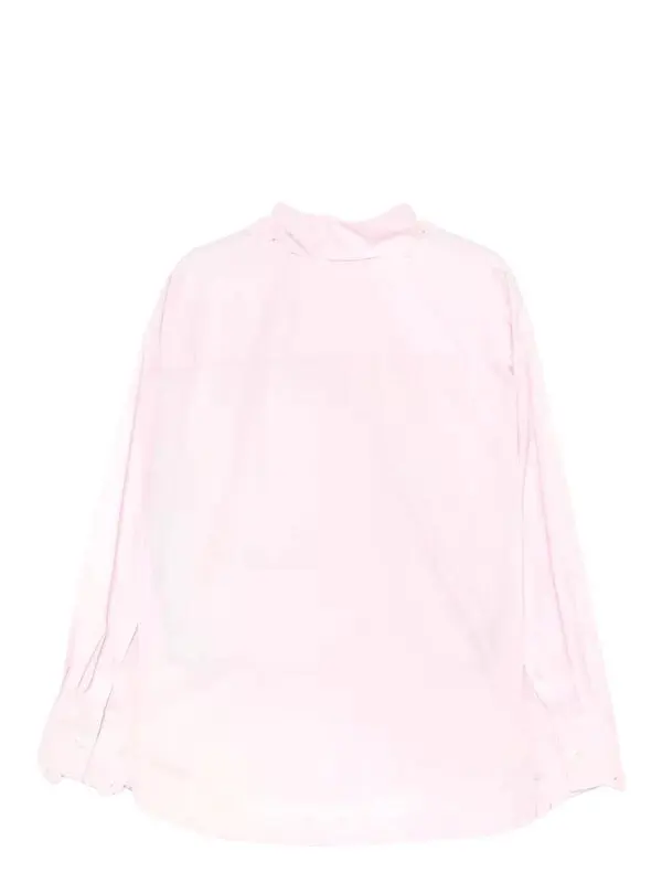 JNBY Floral A-line Shirt With Chest Patch Pocket And Drawstring Waist - Pink