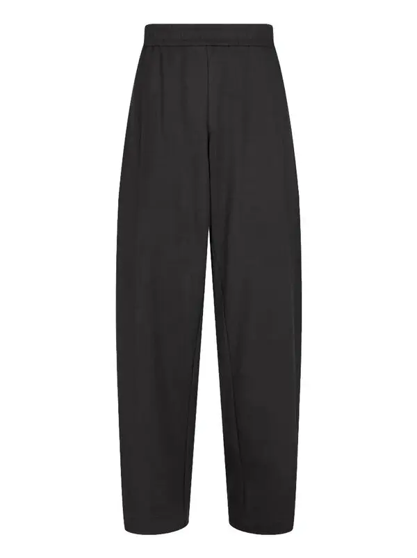 CROQUIS Tapered Drawstring Trousers - Black