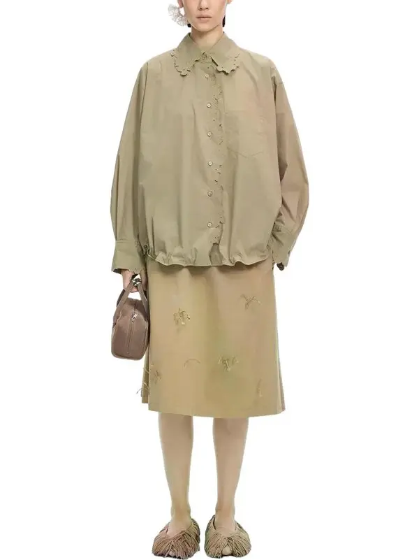JNBY Embroidered Shirt - Neutrals
