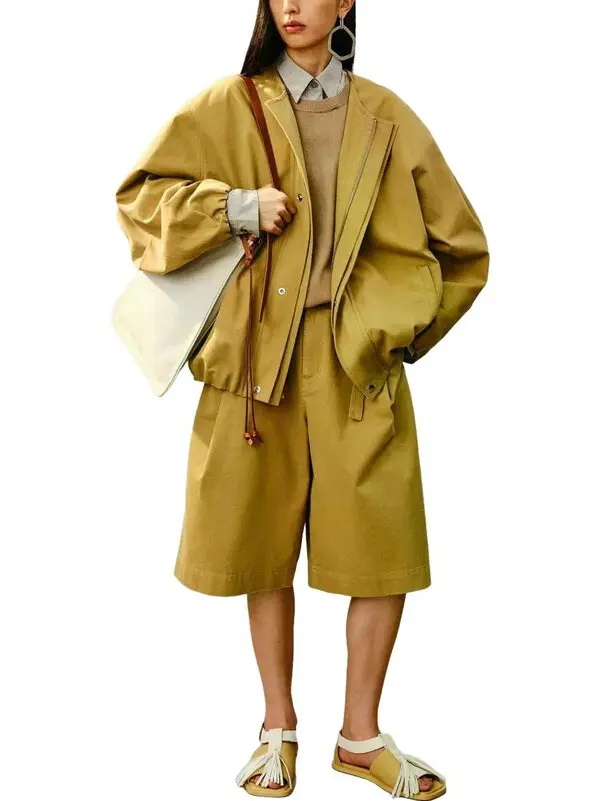 LESS Belted Shorts - Neutrals