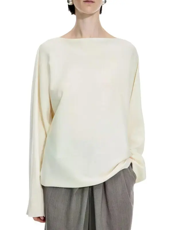 JNBY Long-sleeve T-shirt With Buttoned Cuffs - Neutrals
