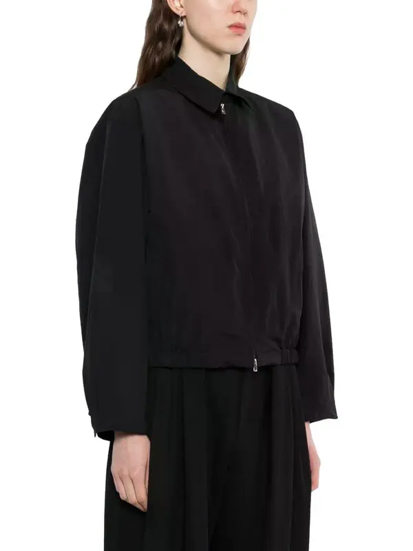 JNBY Two-way Zipper Long-sleeve Jacket - Black