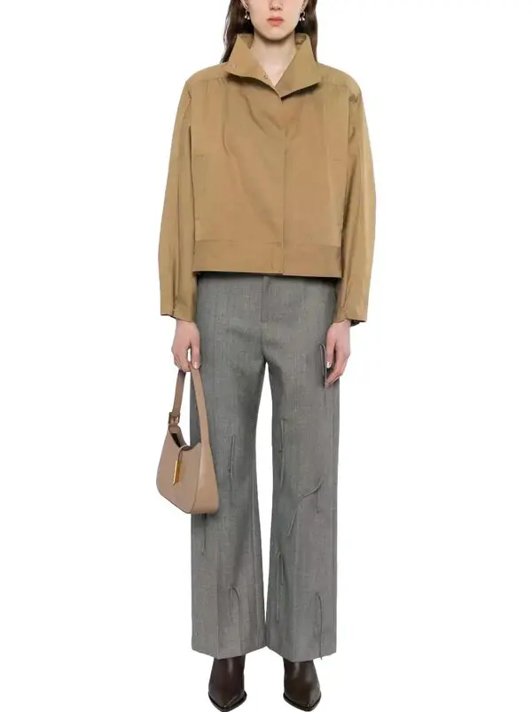 JNBY Stand Collar Twill Jacket - Neutrals