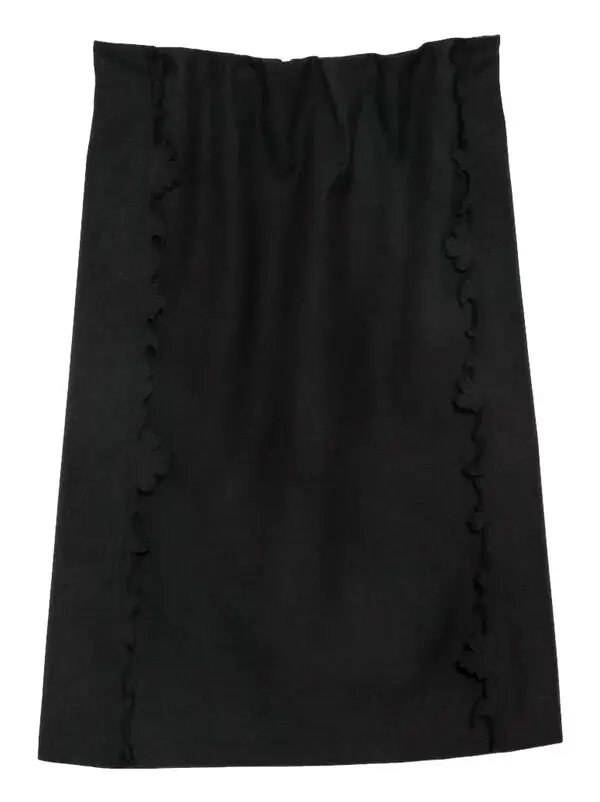 JNBY Floral Embellished A-line Skirt - Grey