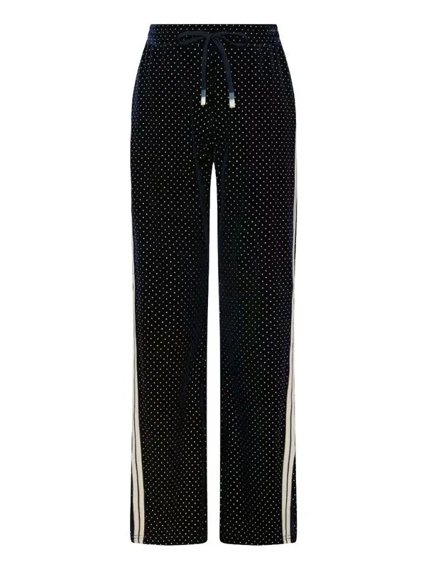 The Upside Spellbound Roma Polka Dot Trousers - Blue