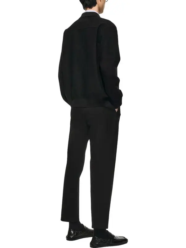 CROQUIS Lapel Pocket Shirt - Black