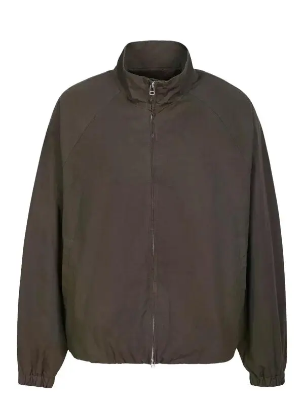 CROQUIS Cotton Zip-up Jacket - Brown