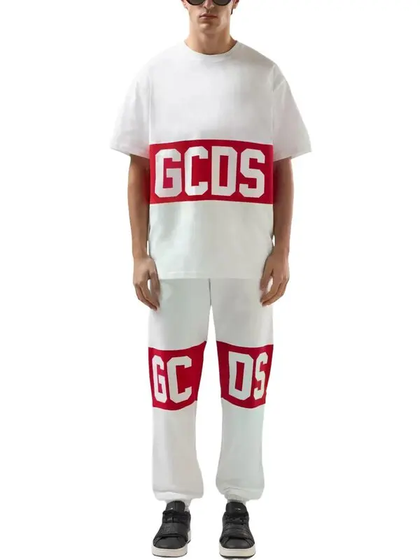 Gcds Logo-band T-shirt - White