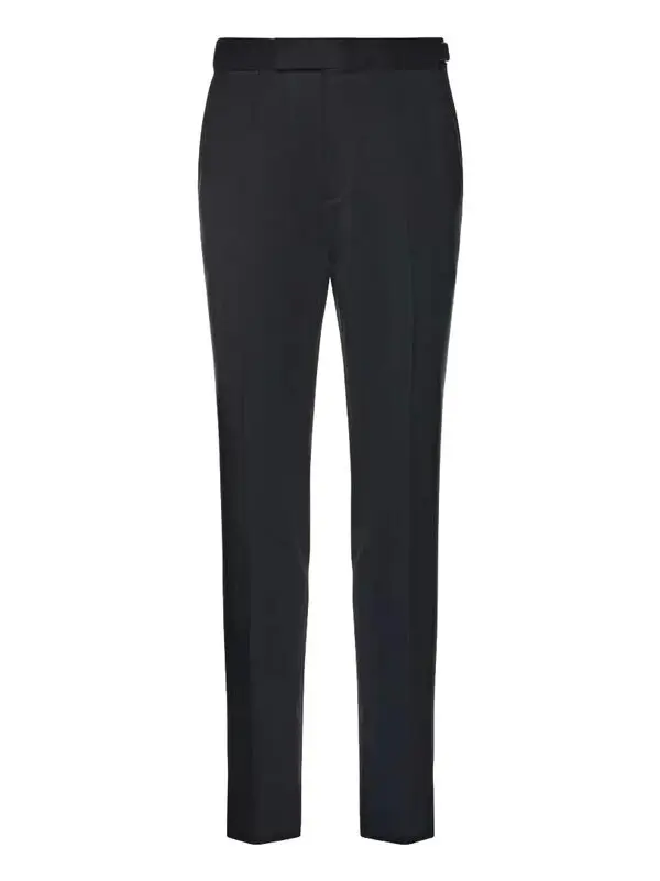 Zegna Buckle Trousers - Black
