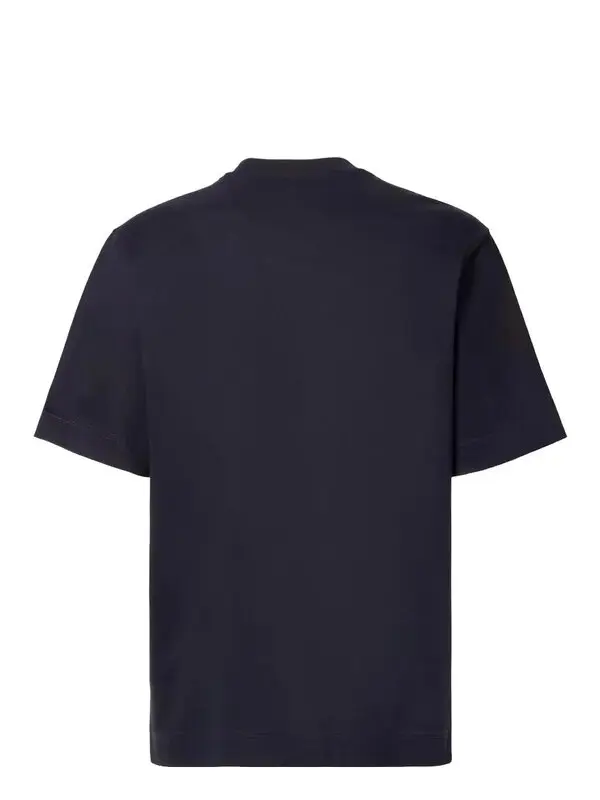 Fendi Graphic-appliqué T-shirt - Blue