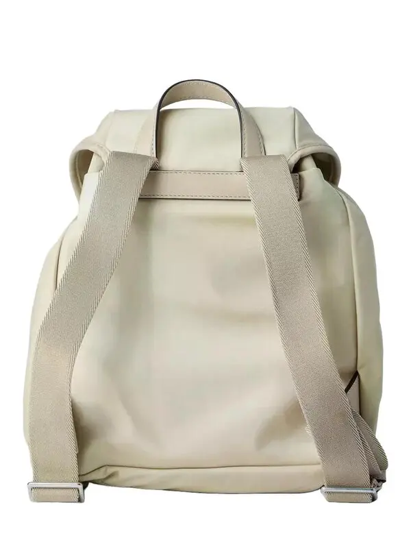 Moncler Logo Buckle Backpack - Neutrals