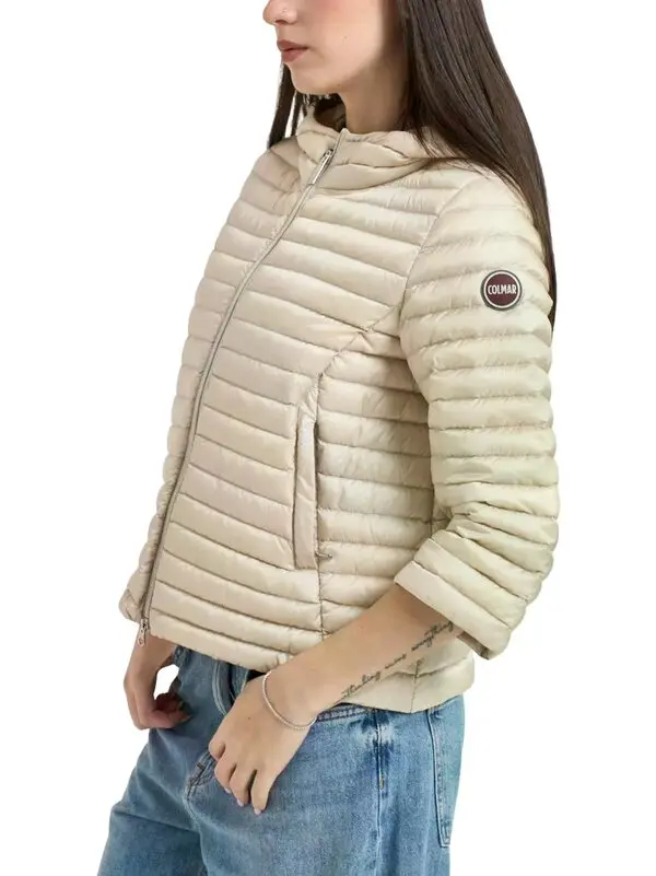 COLMAR Hooded Quilted Jacket - Neutrals