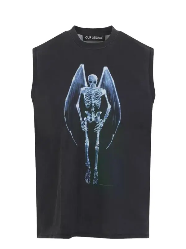 Our Legacy Breathe Print Tank - Black