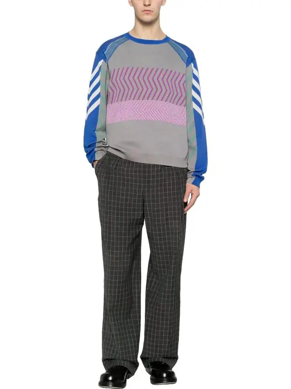 KIKO KOSTADINOV Gizi Panelled Sweater - Grey
