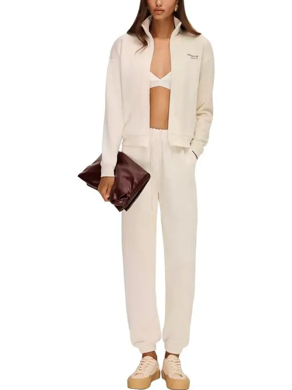 ANNAFOXY Calme Zip Sweatshirt - Neutrals
