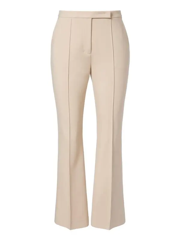 Dorothee Schumacher Cropped Flared Trousers - Beige
