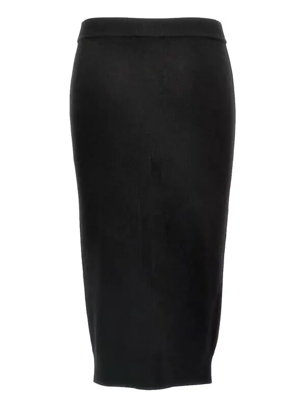 Saint Laurent Mila Pencil Skirt - Black