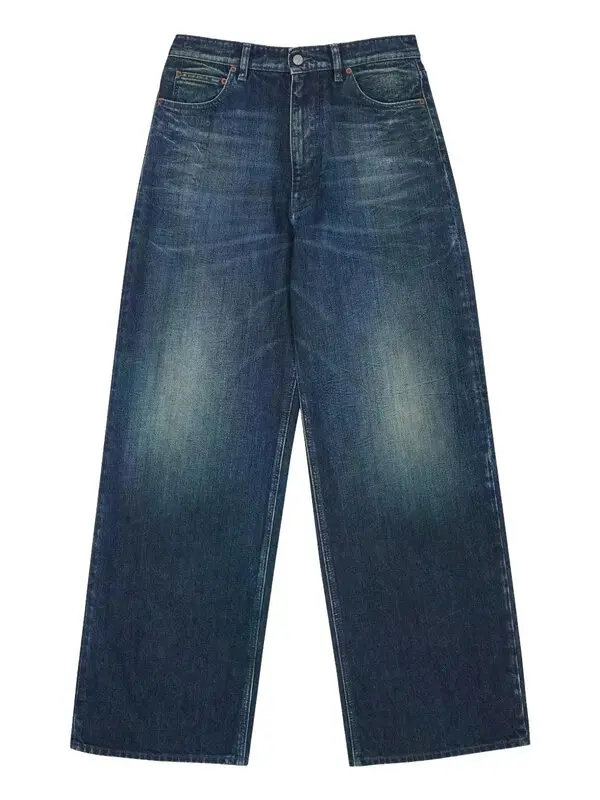 MAISON MARGIELA Five-pocket Wide-leg Trousers - Blue